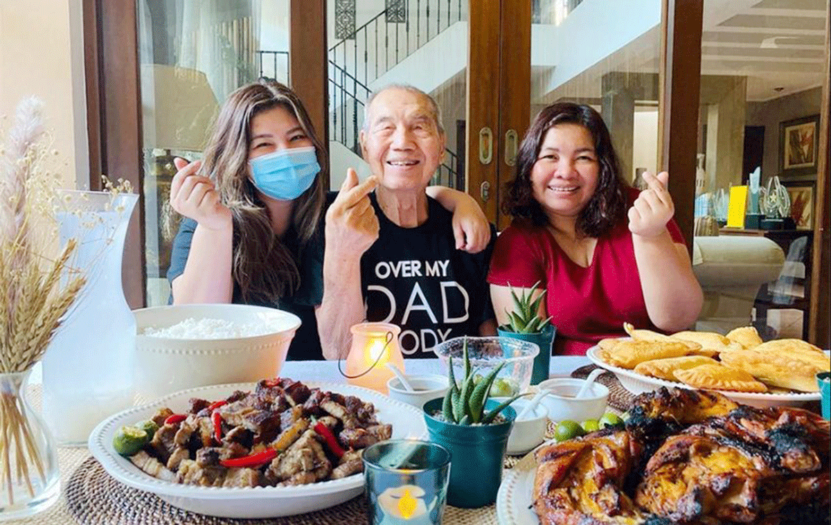 Angel Locsin celebrates dad's 94th birthday amid pandemic