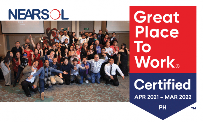 Nearsol Philippines, Great Place to Work-Certified™!
