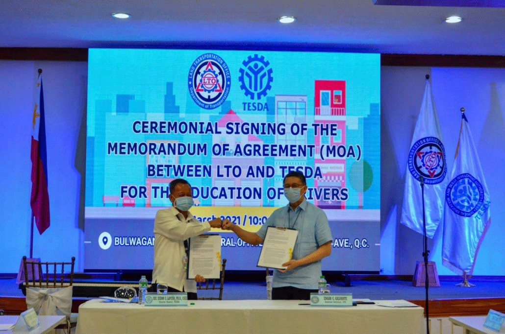 LTO, TESDA sign MOA to offer free driving courses