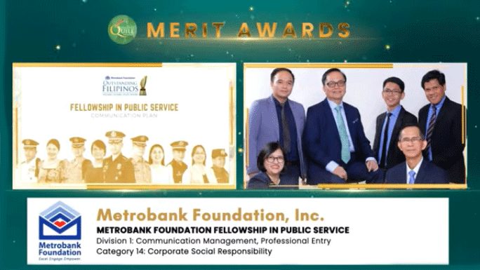 METROBANK FOUNDATION WINS THE TOP DIVISION AWARD FROM THE 18TH ...
