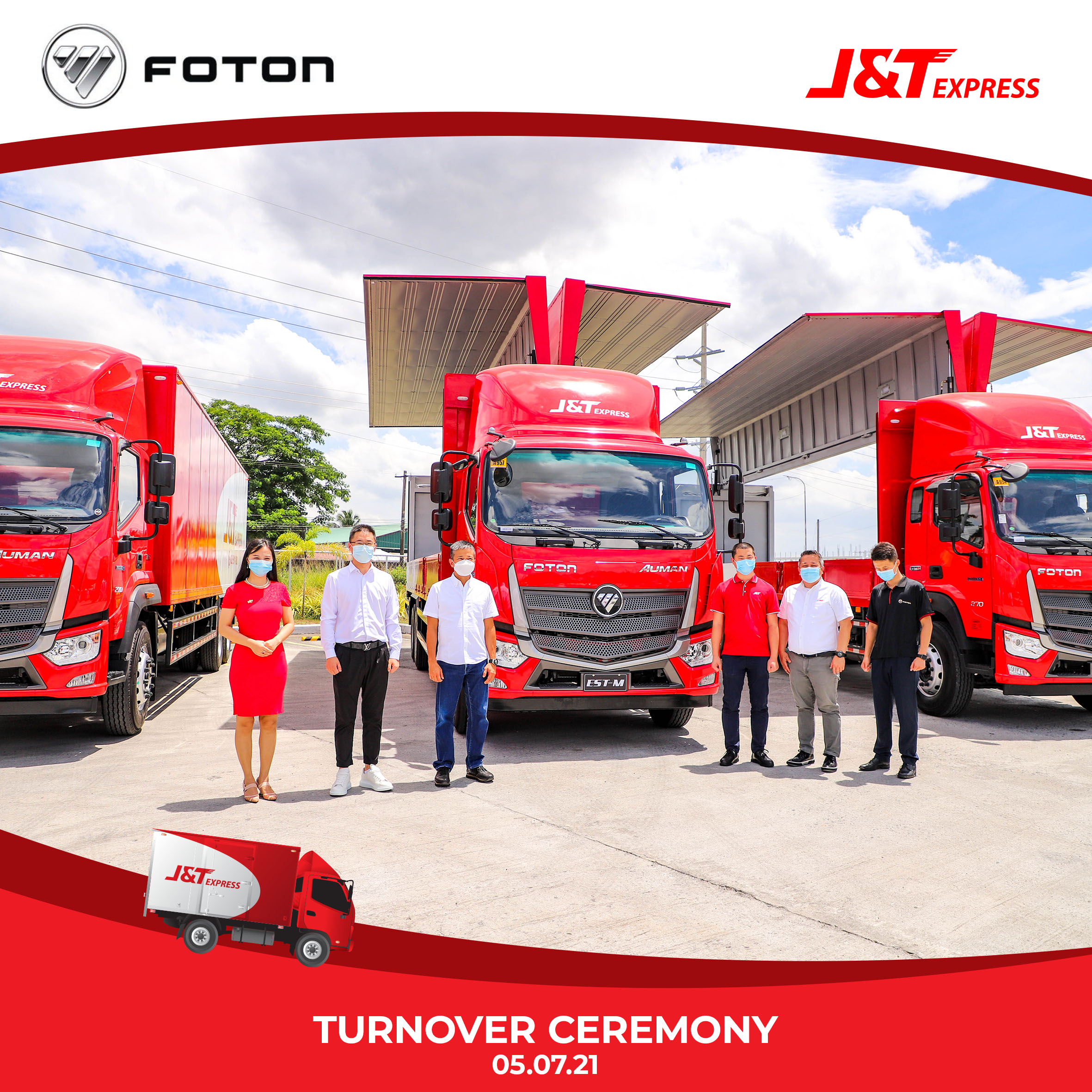 J&T Express celebrates another milestone with Foton
