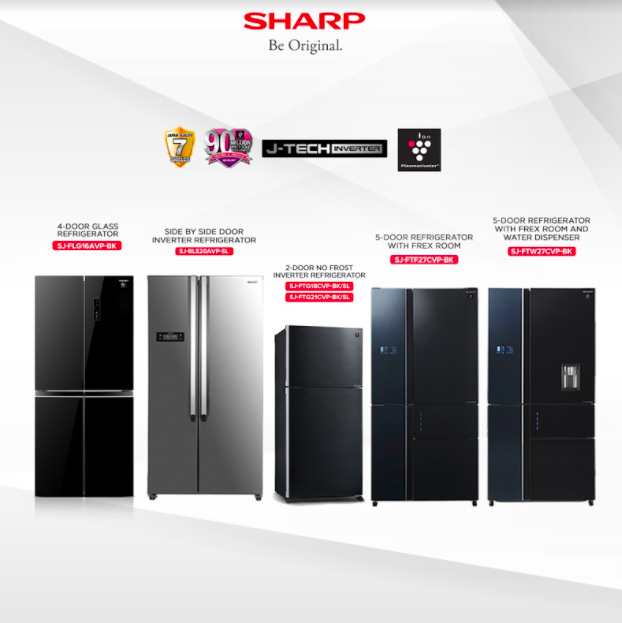 Experience Cool and Comfort with Sharp J-Tech Inverter Refrigerator and ...