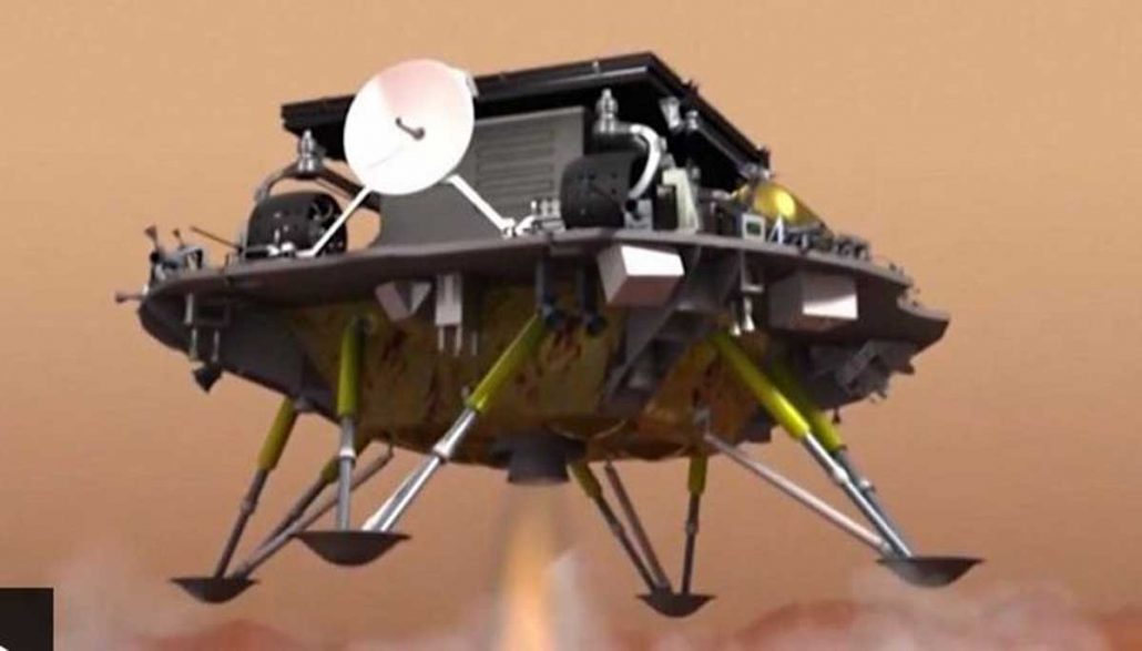 China’s Zhurong rover lands on Mars