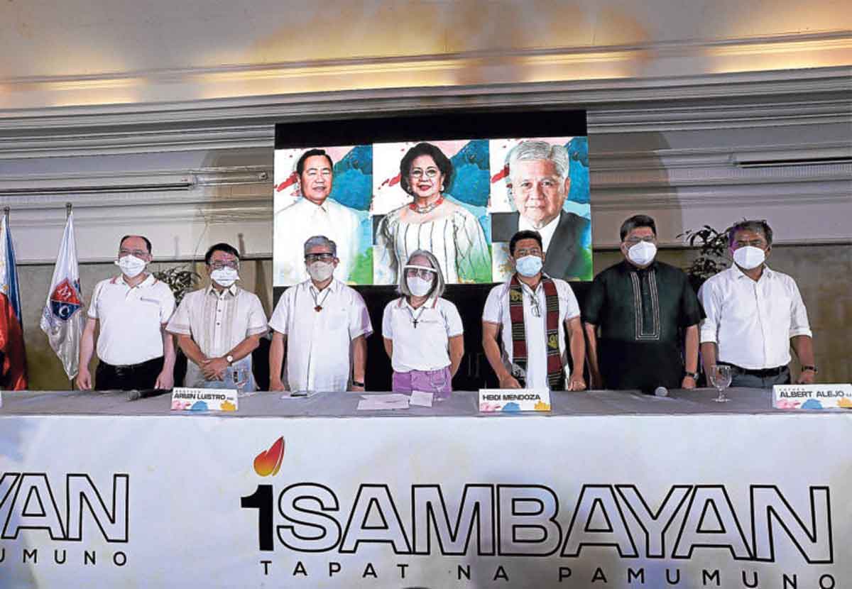 1Sambayan hopes potential nominees will ‘unite’ for a bet to defeat ...