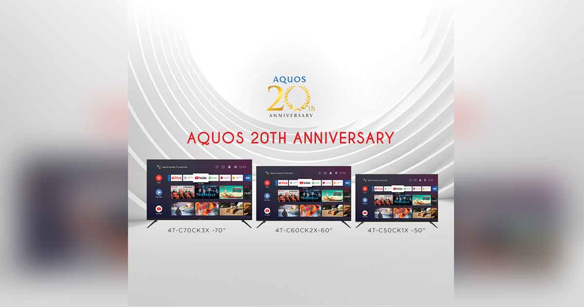 Sharp AQUOS launches new series of 4K TVs on 20th anniversary