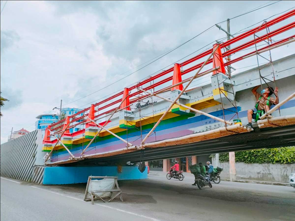 Flyover mural depicts Iloilo’s heritage sites