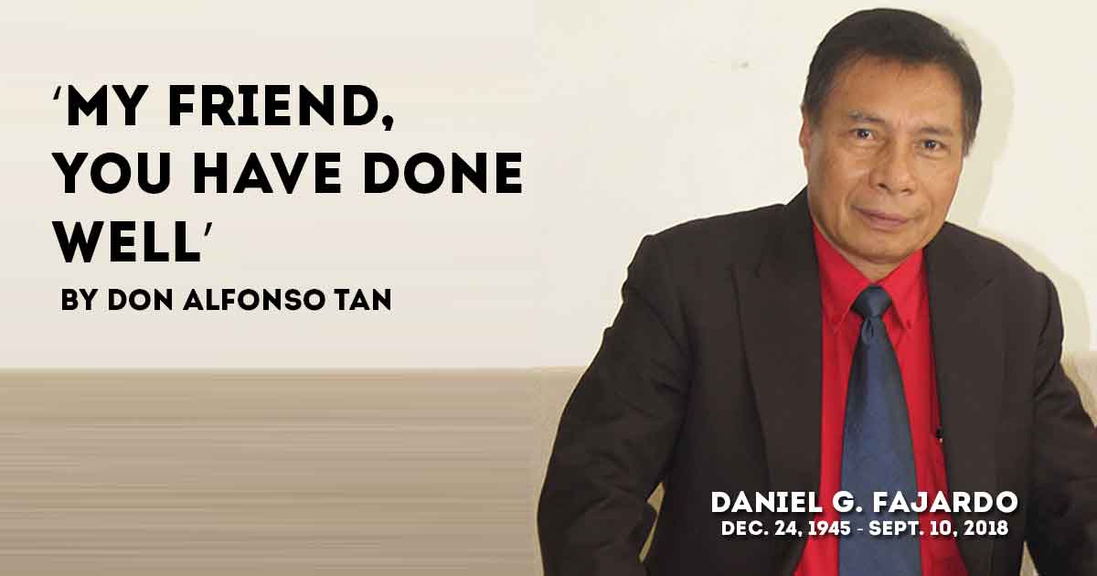 ‘My friend, you have done well’