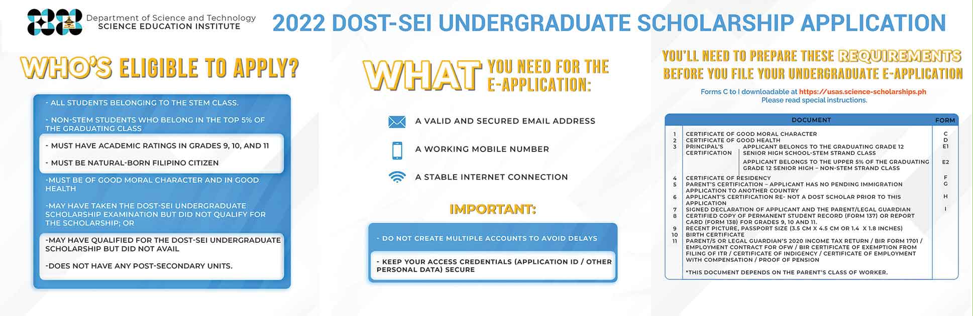 DOST extends deadline of scholarship application on December 31