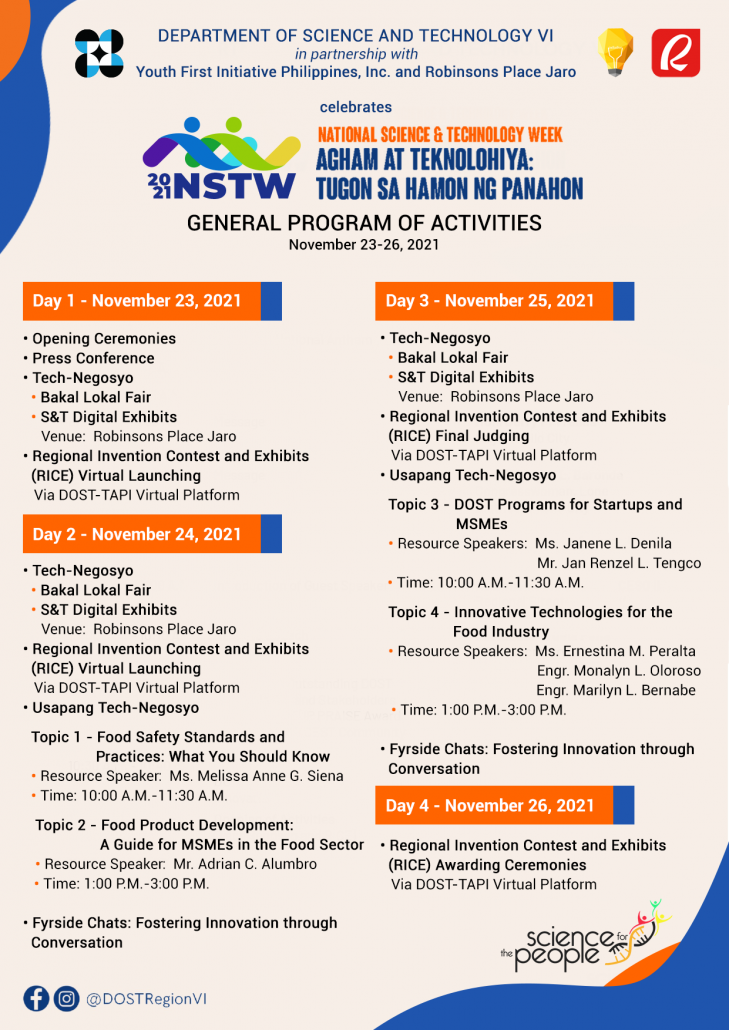 S&T Week Celebration in WV slated November 23-26