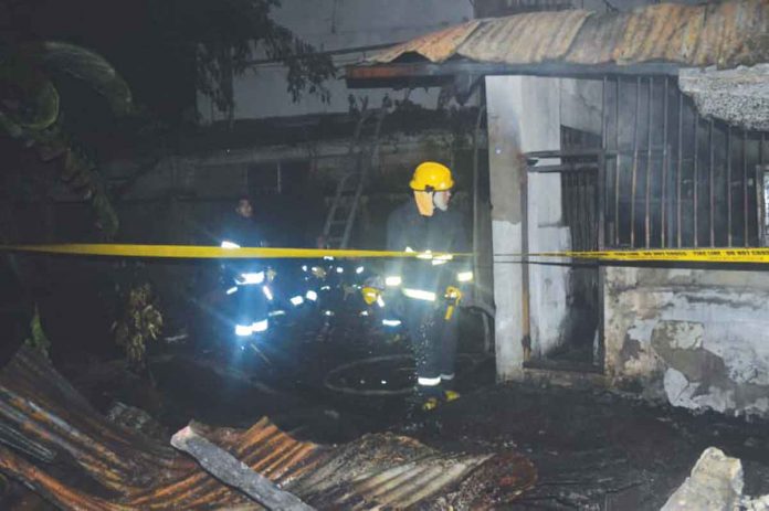 Fire hits candle factory