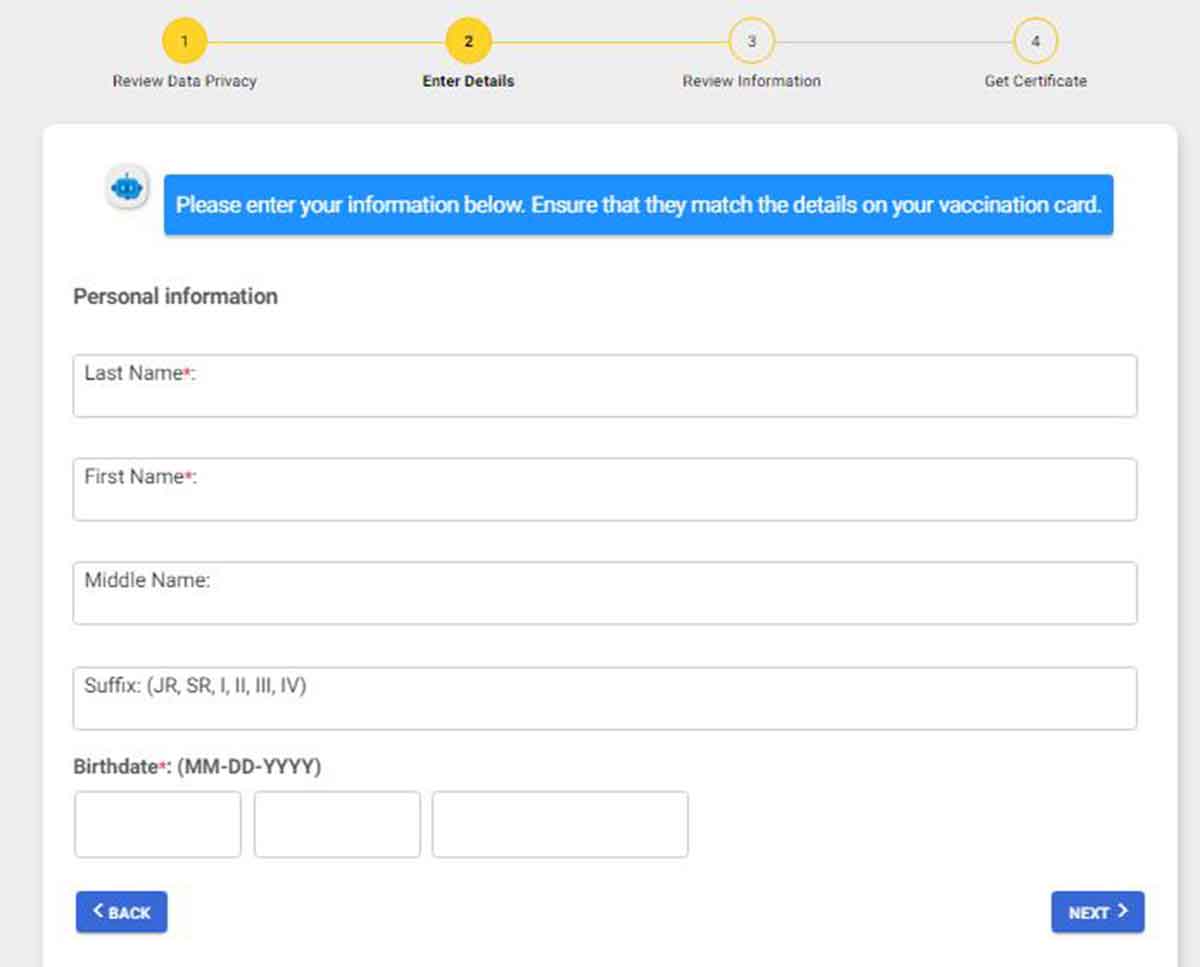 Vaxx certificates now available online