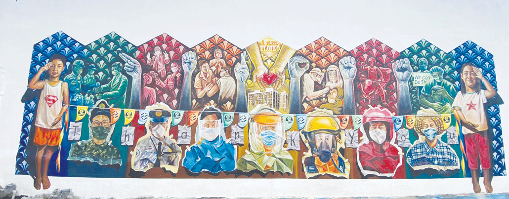 The Southprime Flats holds Mural Painting Contest in Mandurriao