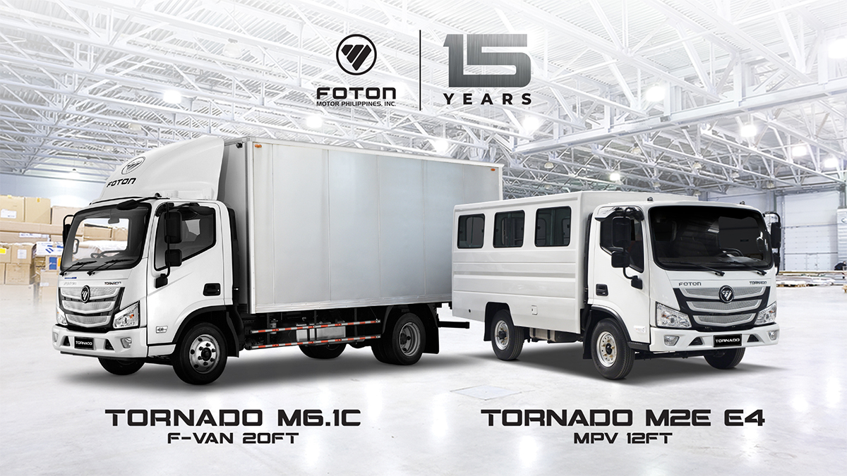 Foton PH launches new Tornado light-duty trucks as it marks 15 years in the Philippines