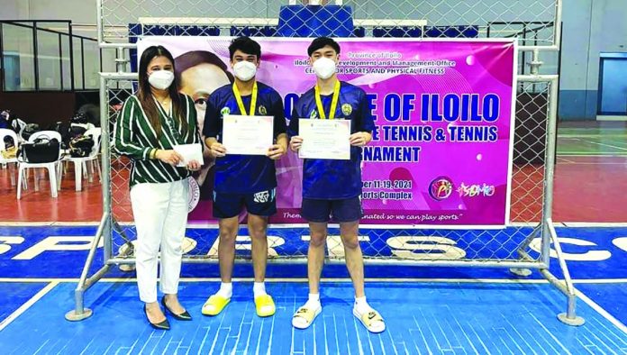 Baria, Gayoso bag Iloilo table tennis doubles gold