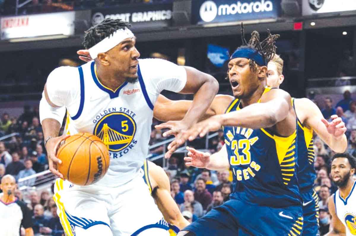 NBA: Golden State survives Indiana