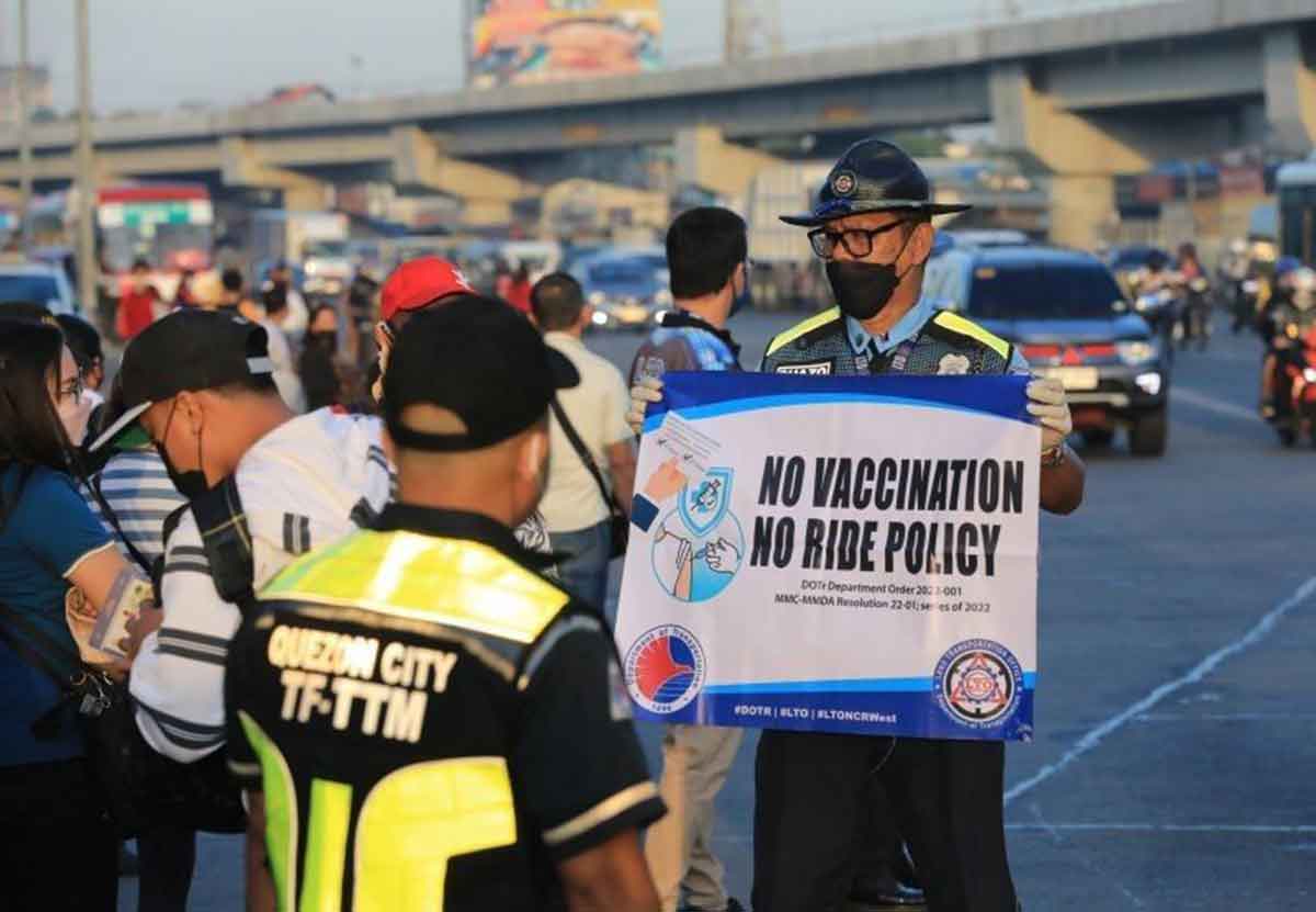Anti-vaxxers ask SC to stop ‘no vaccine, no ride’ rule
