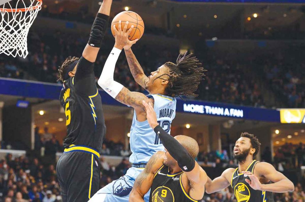 Memphis mauls GSW to notch 10th straight win