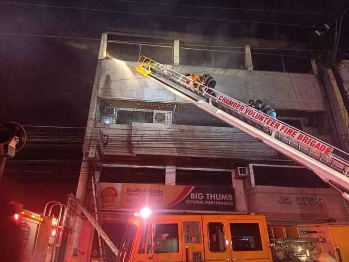 Nine people rescued from fire-hit Bacolod building