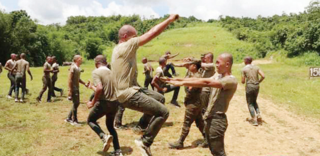 228 candidate soldiers start rigorous training