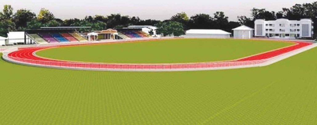 Malay constructs rubberized sports oval