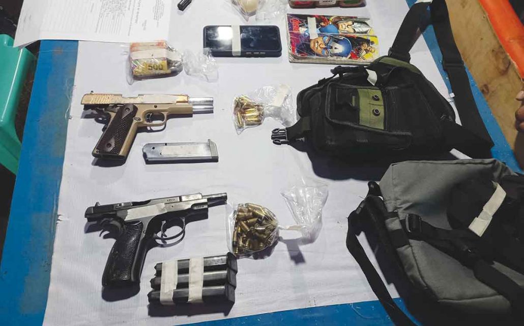 7 nabbed for guns, ‘illegal gambling’
