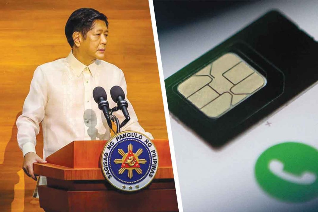 Marcos signs SIM registration law