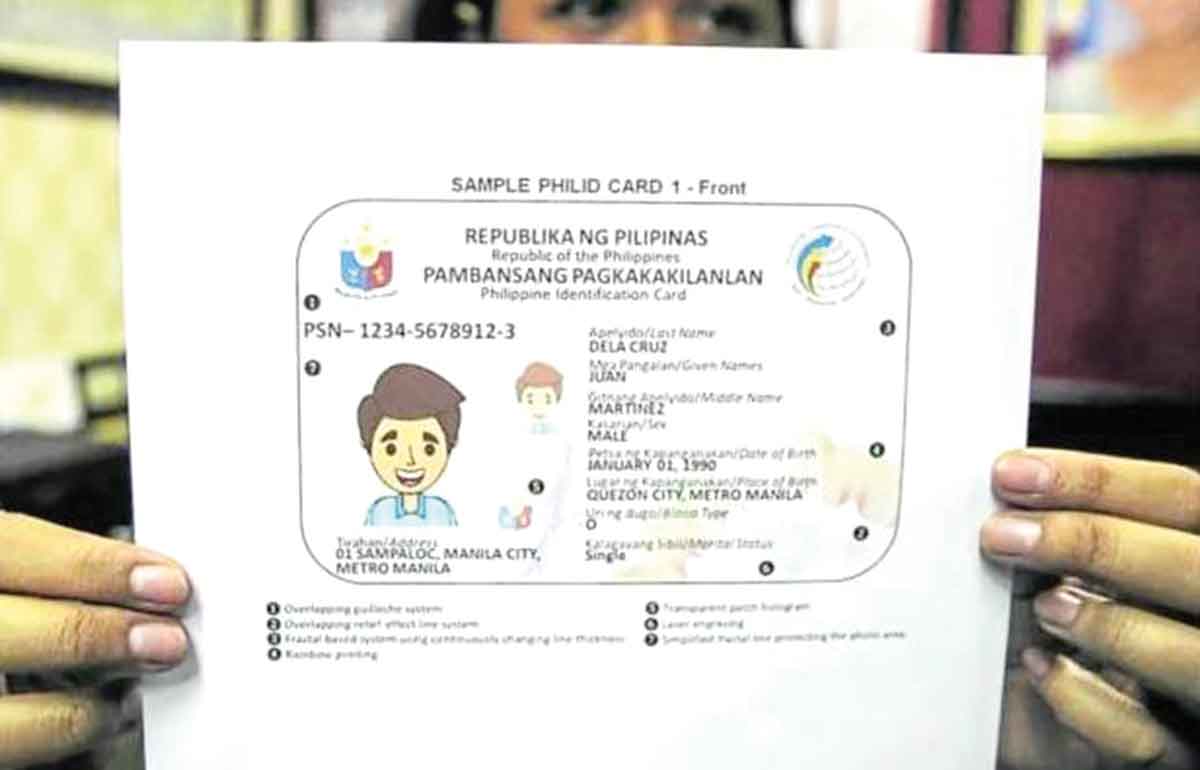 Gov’t issues temporary PhilSys ID cards on paper