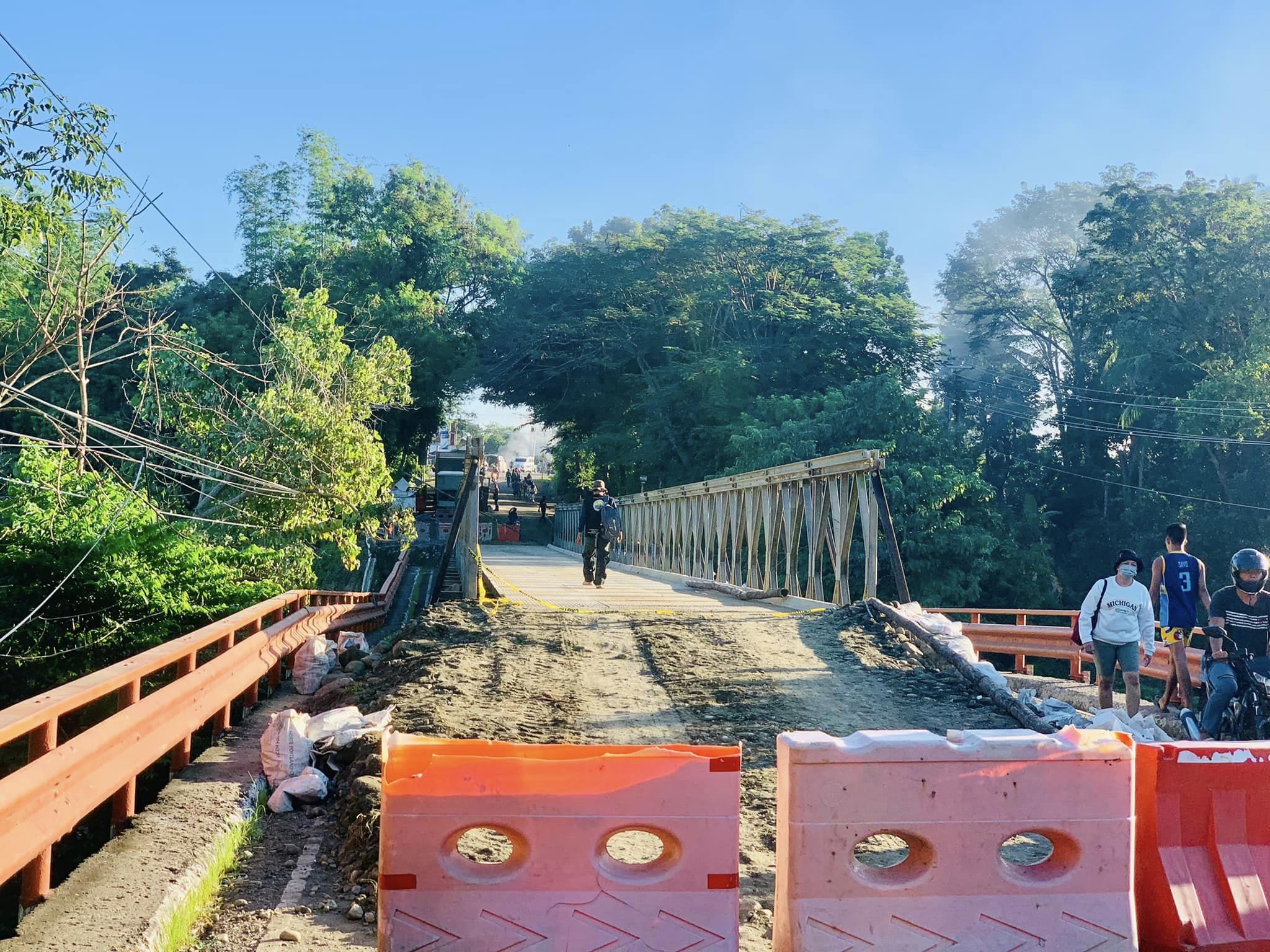 Bailey bridge in Brgy. Oyungan opens today