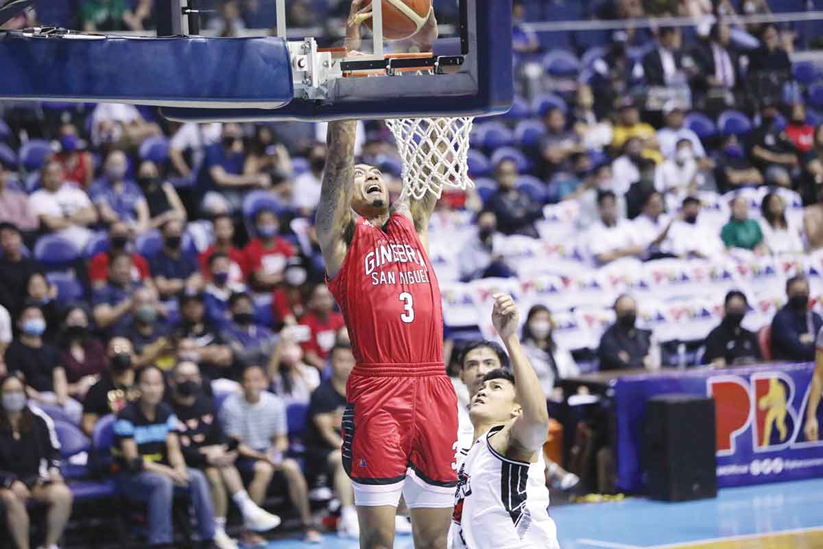 Brgy. Ginebra downs Blackwater in PBA