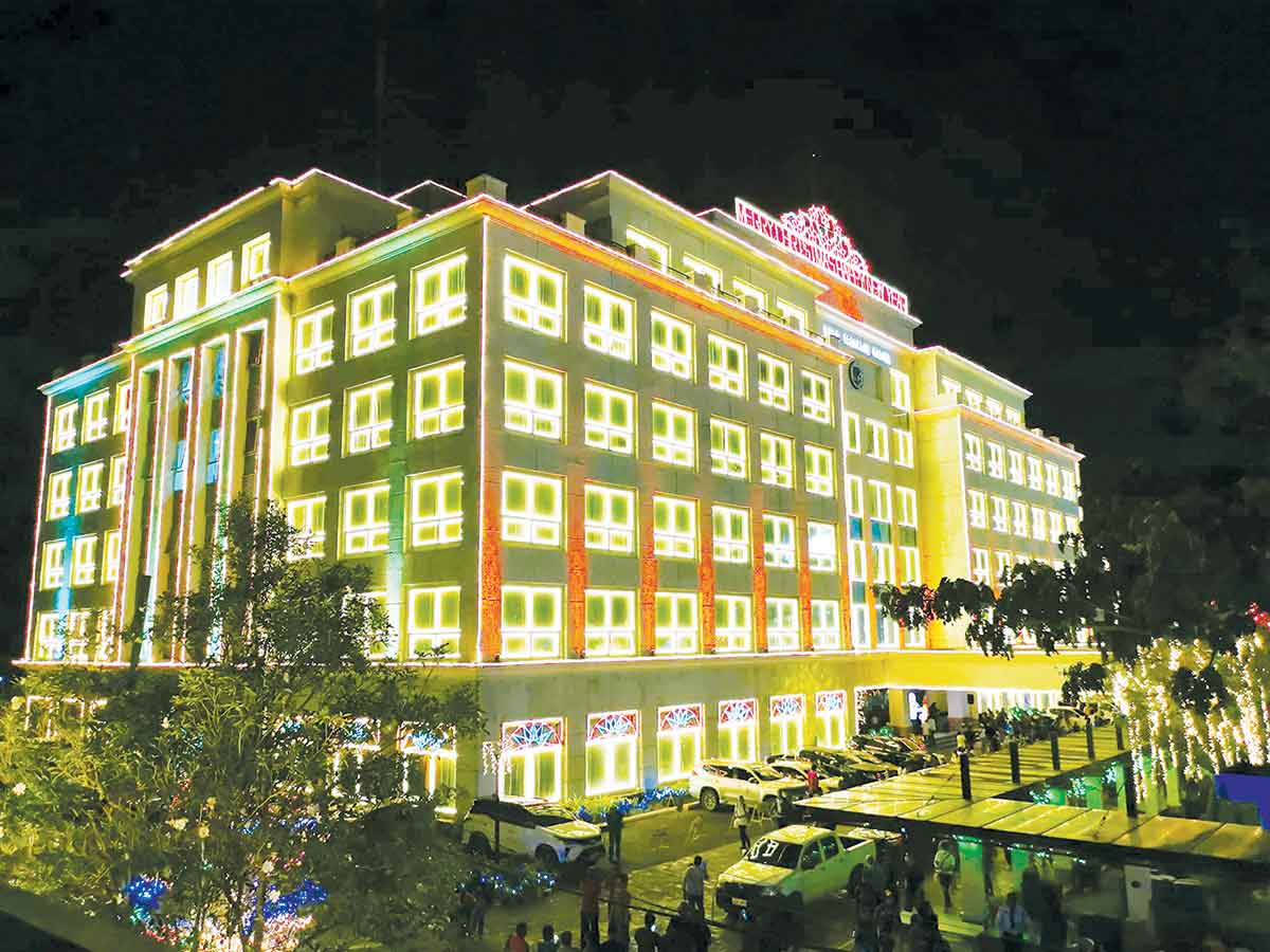 Iloilo under the holiday eve skies