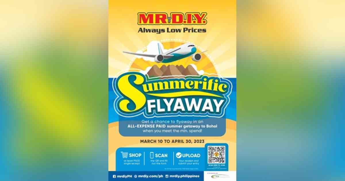 MR.D.I.Y. will take you to sunny, beautiful Bohol this Summer!