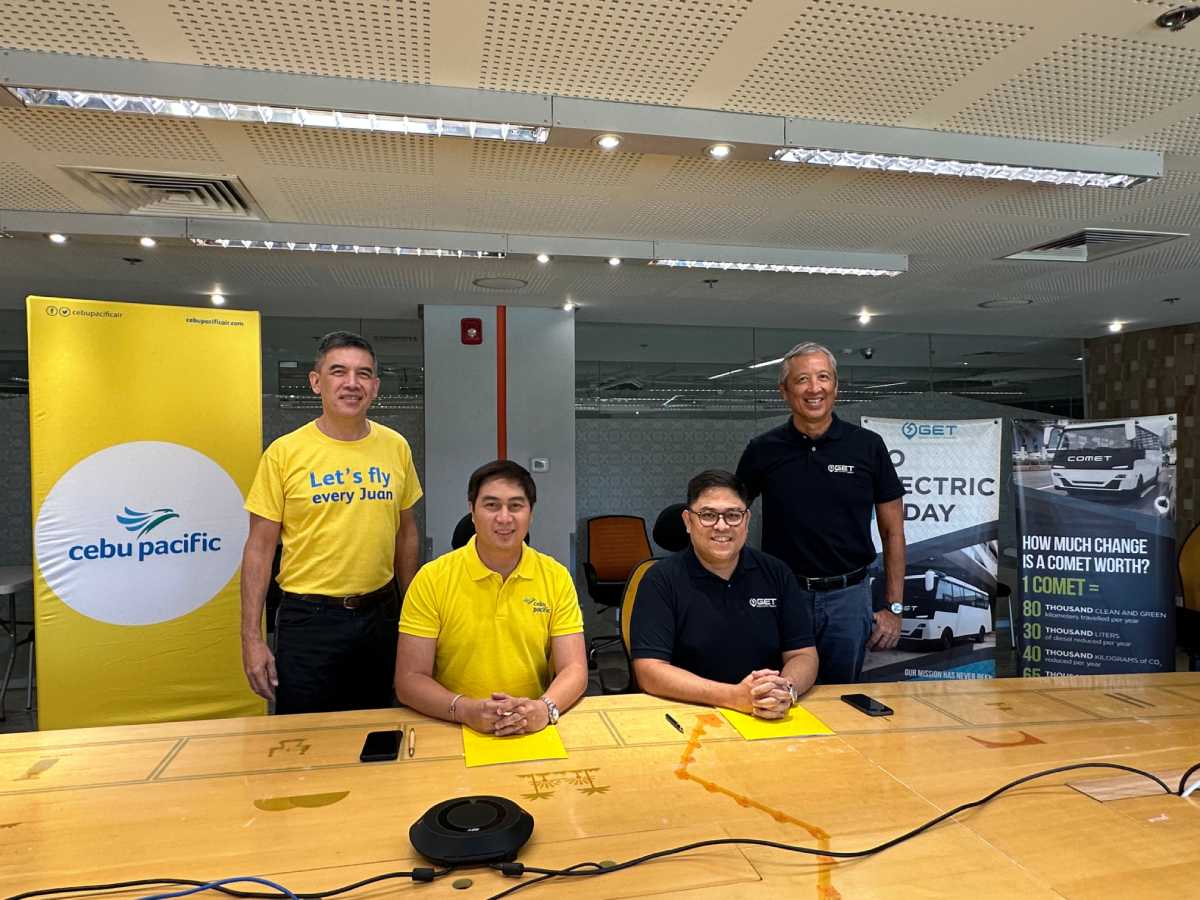 Cebu Pacific Transitions to Electric Vehicle to Service Employees