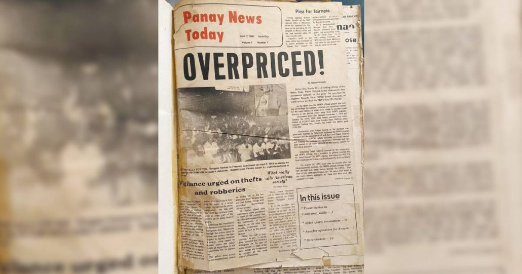 PANAY NEWS MILESTONES