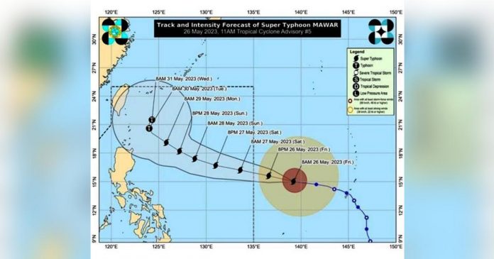 Super Typhoon ‘Mawar’ even stronger as it gets nearer to PAR border