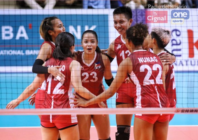 Pinay Spikers Wallop Cambodia In Sea Games Womens Volley