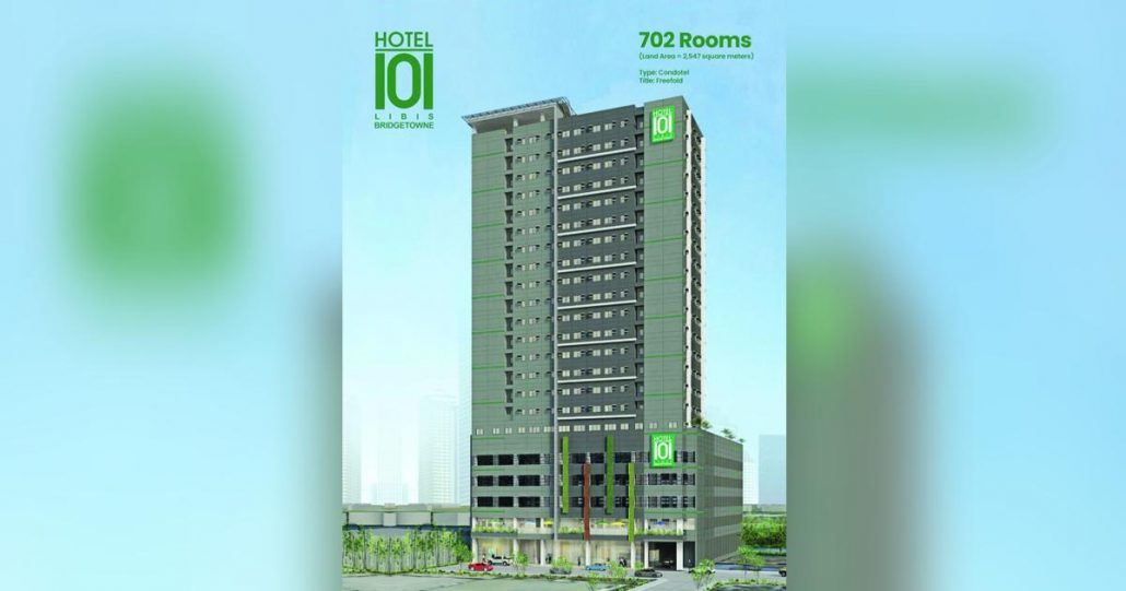 DoubleDragon starts pre-selling of Hotel101-Libis Bridgetowne