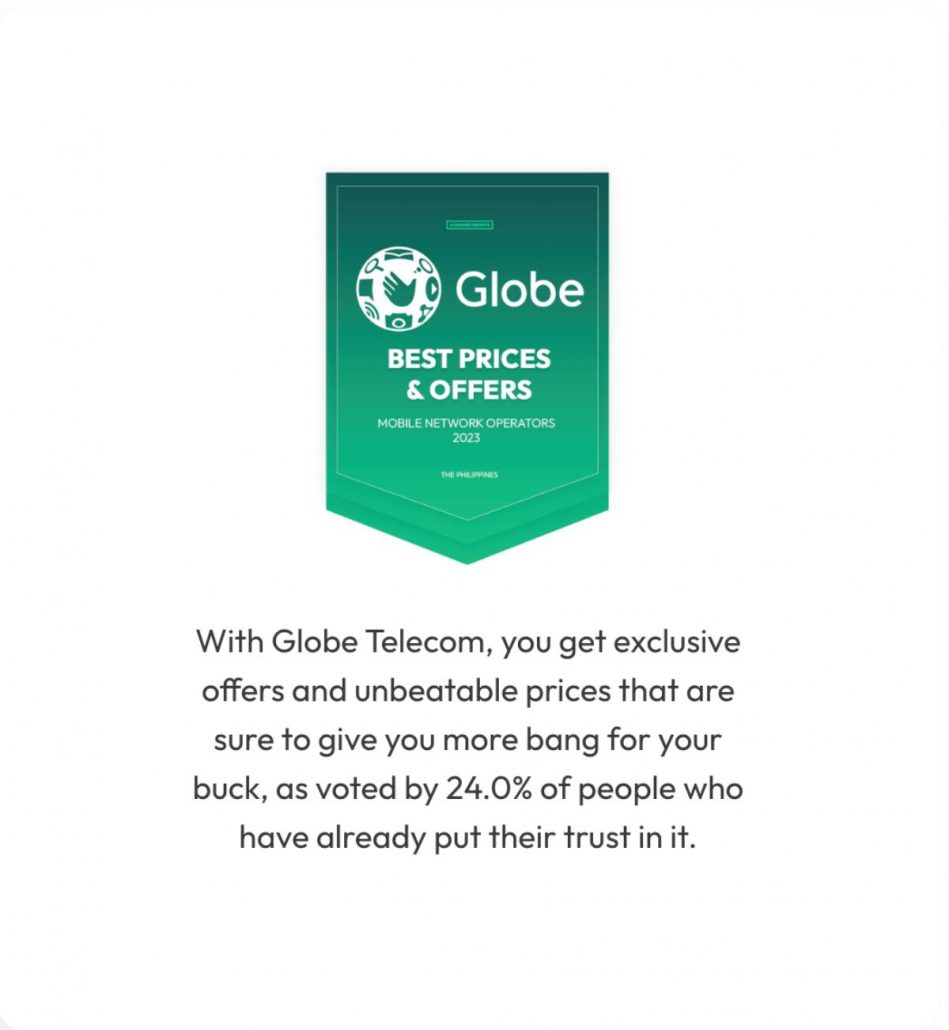 Globe dominates Standard Insights Consumer Choice Awards; Testament to ...