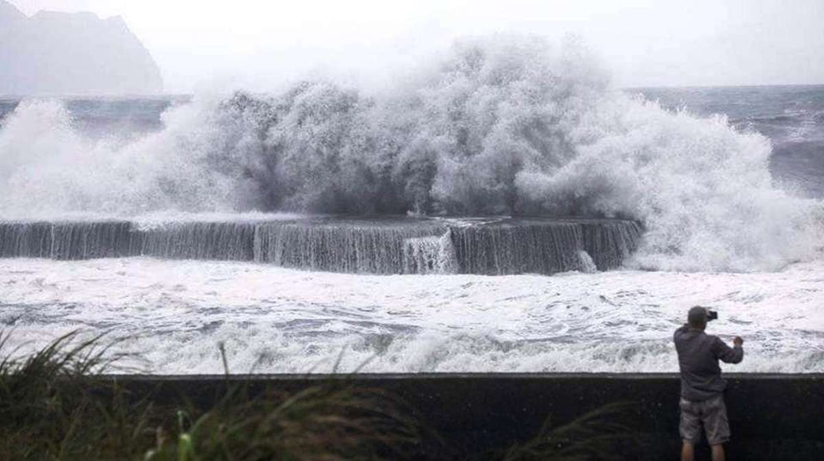 Dozens injured after storm sweeps Taiwan