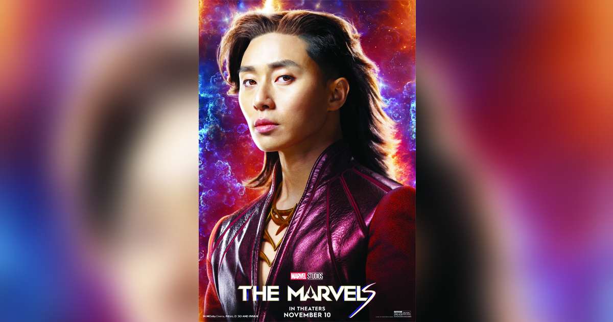 Park Seo Joon wows in character poster for ‘The Marvels’