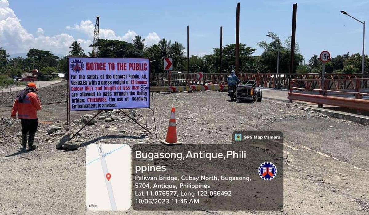 Paliwan bailey bridge now passable