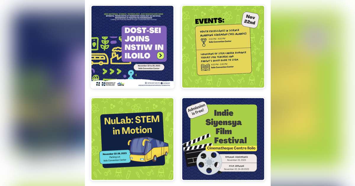 2023 NSTW KICKS OFF; DOST-SEI to bring science closer to Iloilo City youth