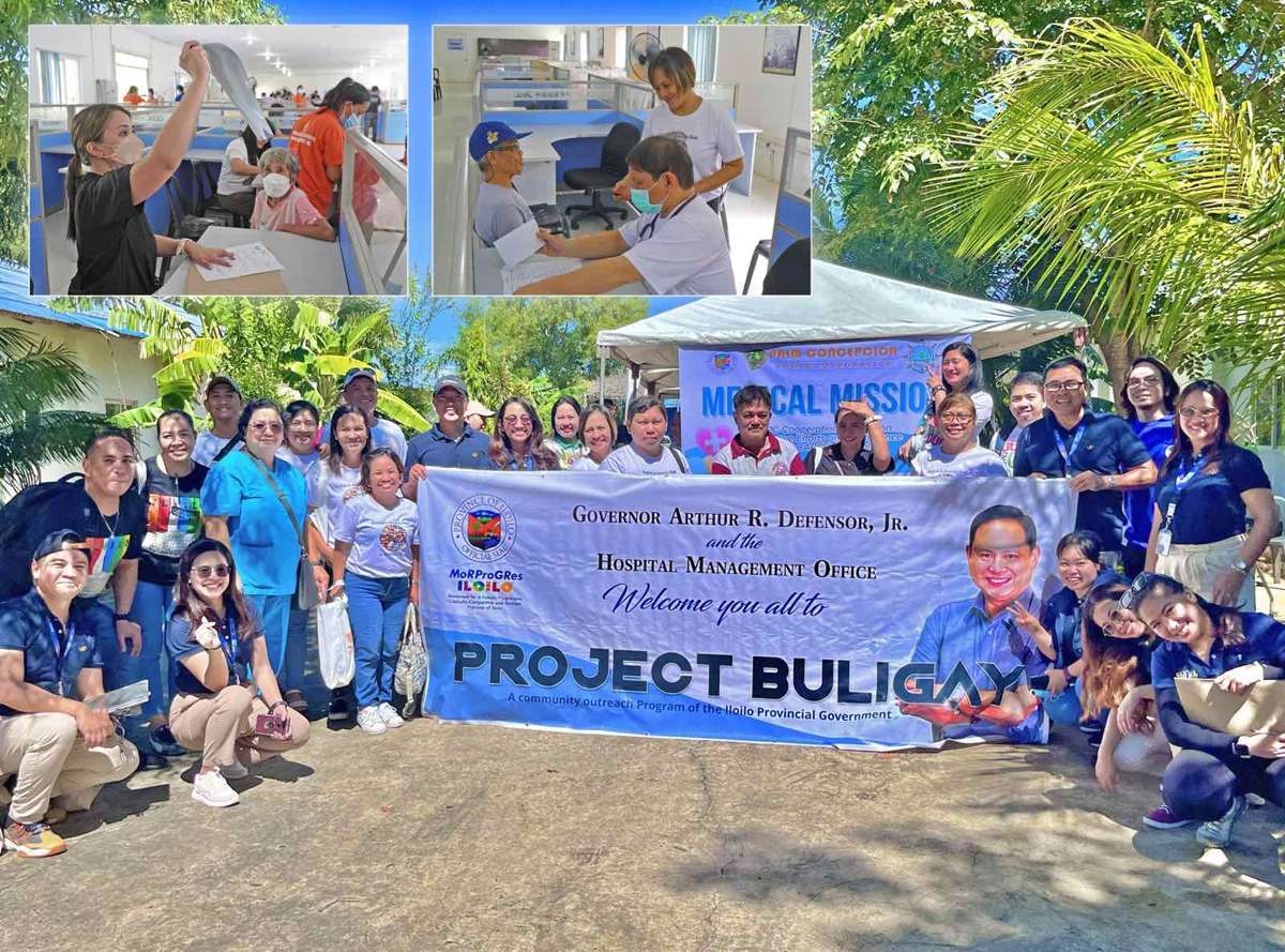 PCPC, Iloilo’s Project Buligay extend medical aid to Concepcion residents