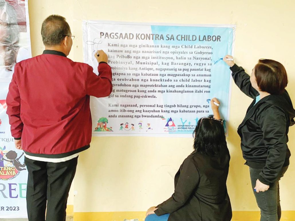 ‘Child labor against the law,’ DOLE stresses