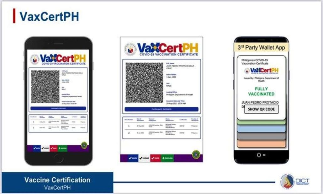 DOH warns public against bogus VaxCertPH accounts