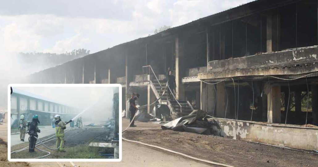 Fire engulfs poultry farm in New Lucena