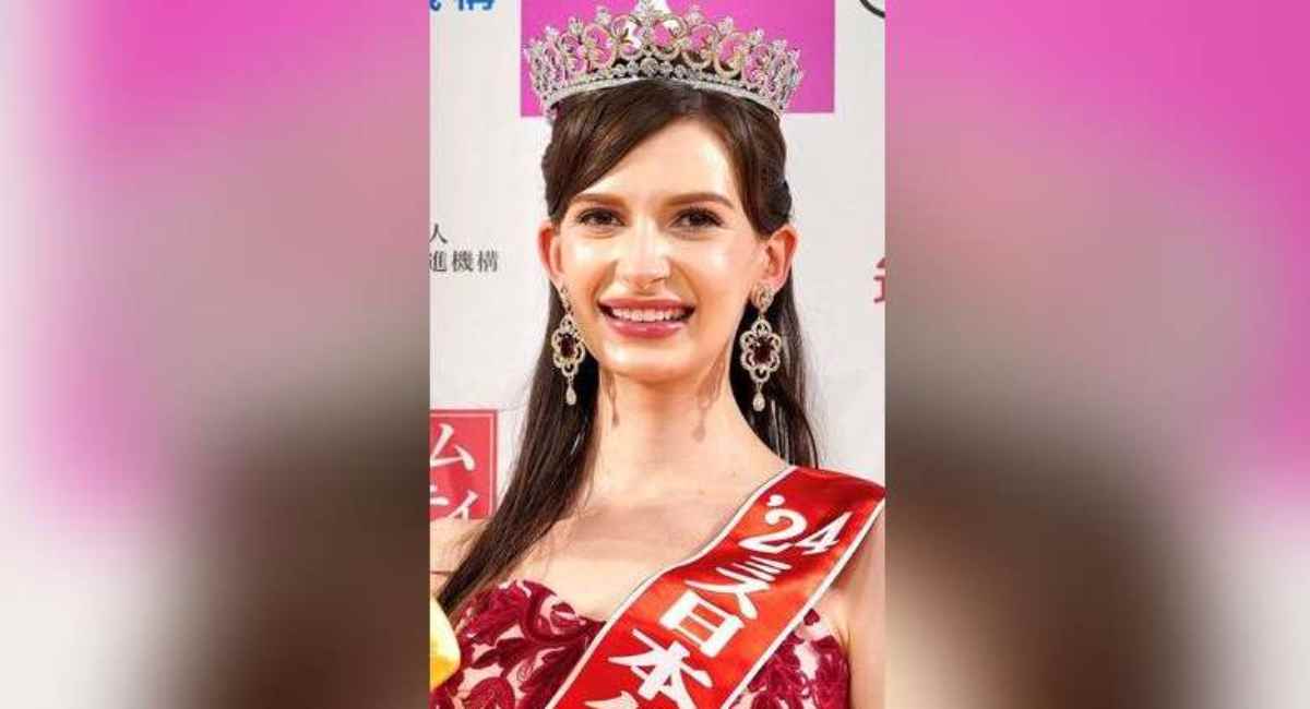 Ukraine-born Miss Japan gives up crown following affair