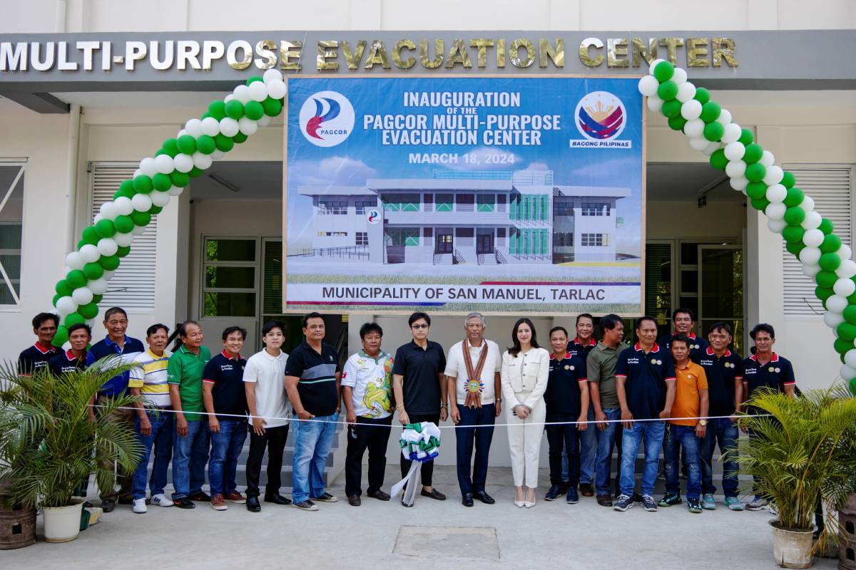 TWO PAGCOR MULTI-PURPOSE FACILITIES INAUGURATED IN TARLAC