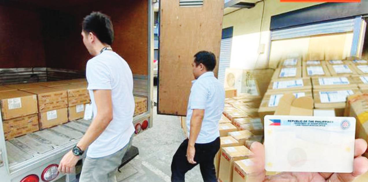 LTO gets 1 million plastic cards for driver's licenses
