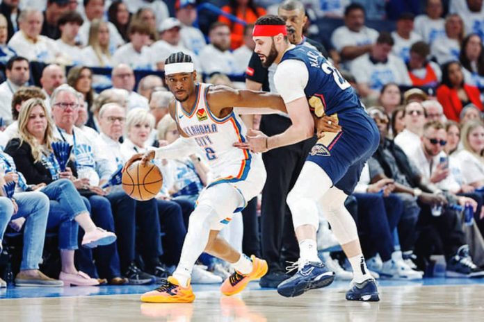 SGA carries OKC to tight NBA Game 1 win over New Orleans