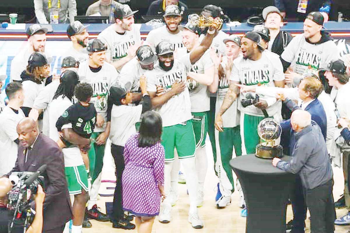 Boston sweeps Indiana, enters NBA finals